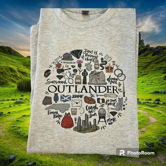 Gildan | Tops | Outlander Shirt Jamie Fraser Claire Cute Popular ...